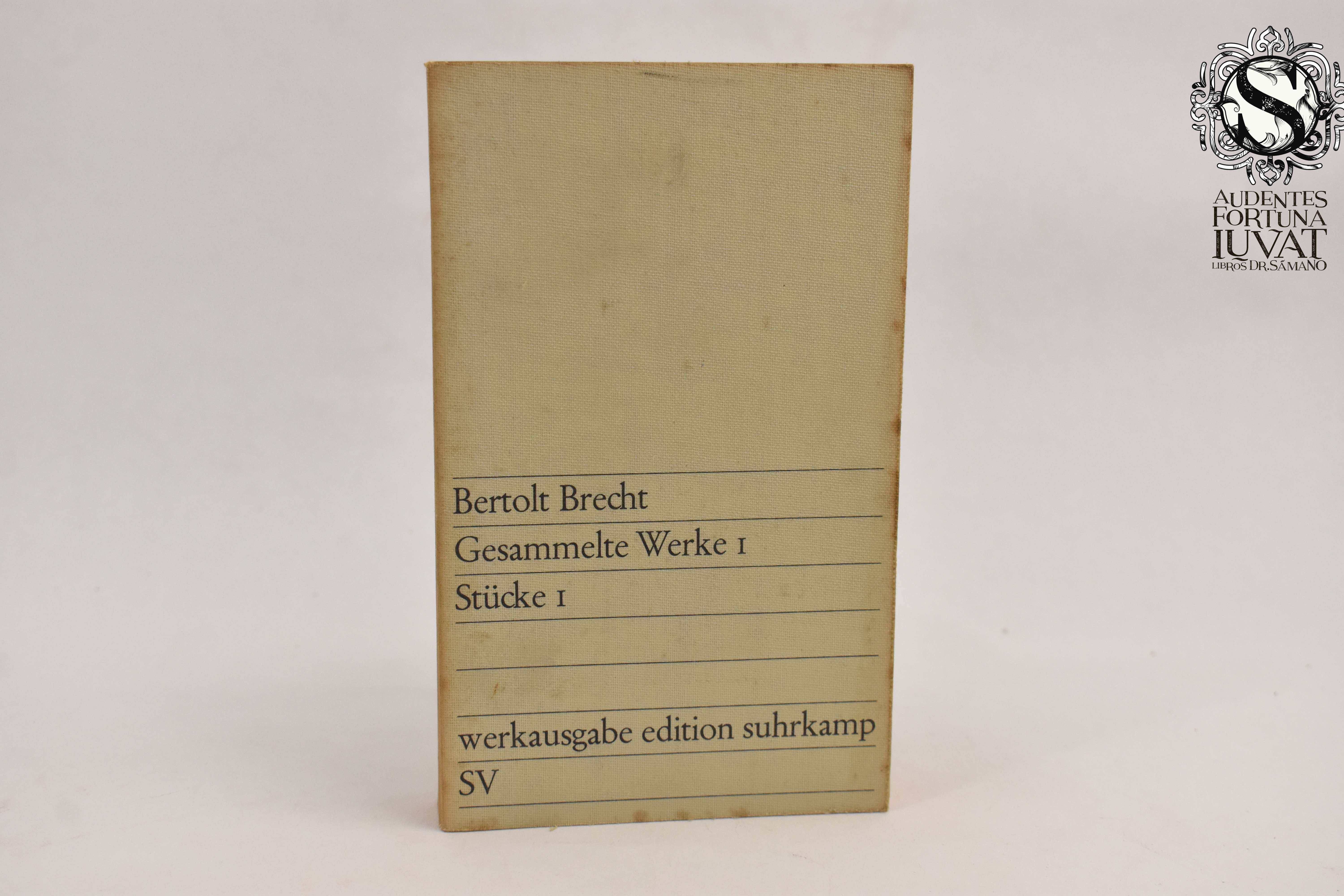 BERTOLT BRECHT - Obras Completas 20 vols. – Los Libros del Dr. Sámano